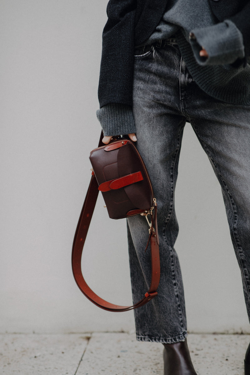 Micro Tool Bag in Bordeaux - Filodee - The Store by Schneeweiss – TheStorebySchneeweiss