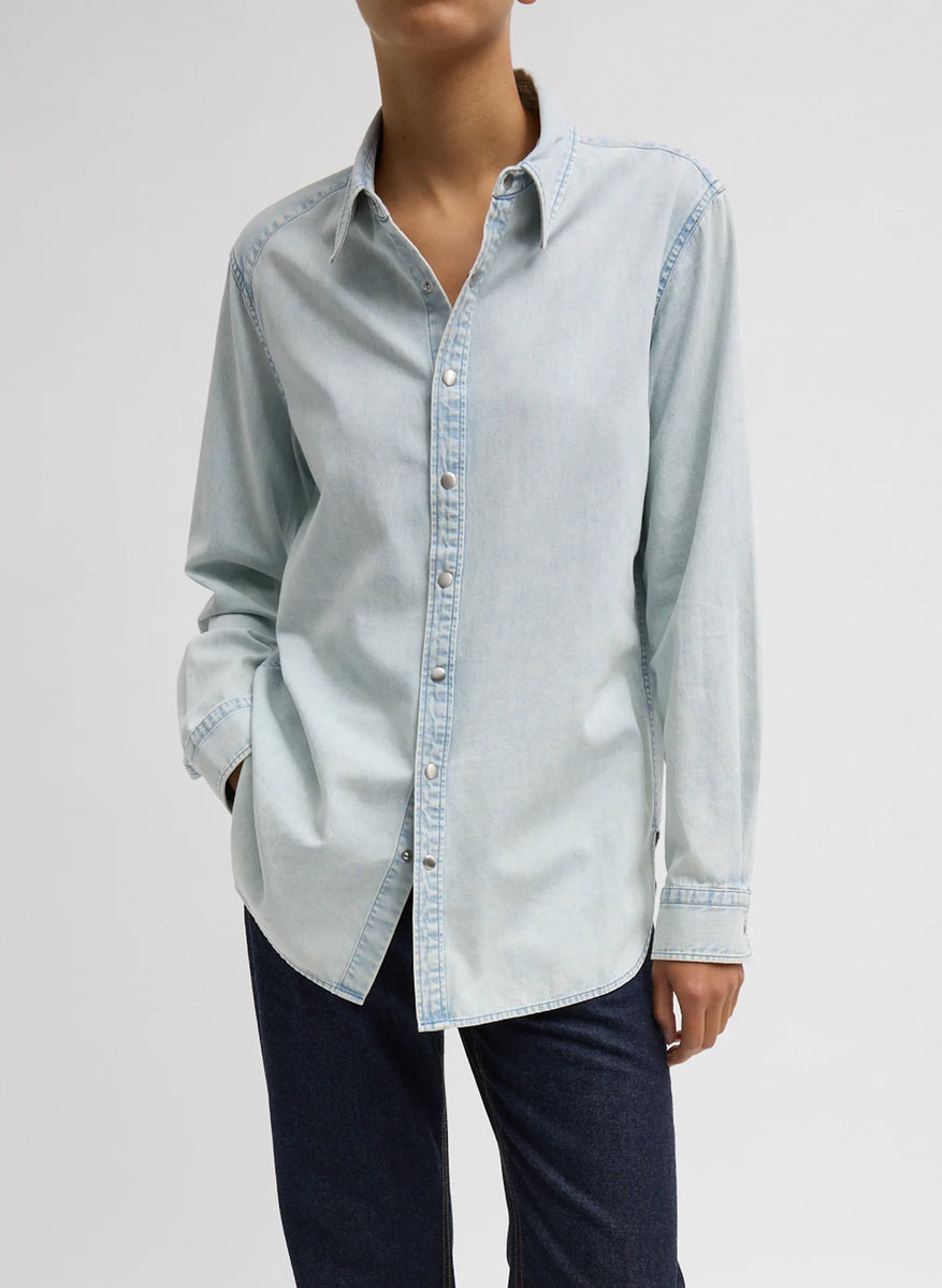 Denim Shirting Charlie Slim Mens Shirt – TheStorebySchneeweiss